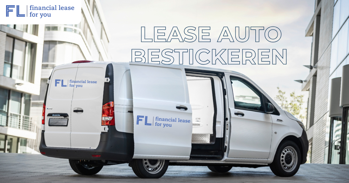 Lease auto bestickeren met Financial Lease | Dat kan!